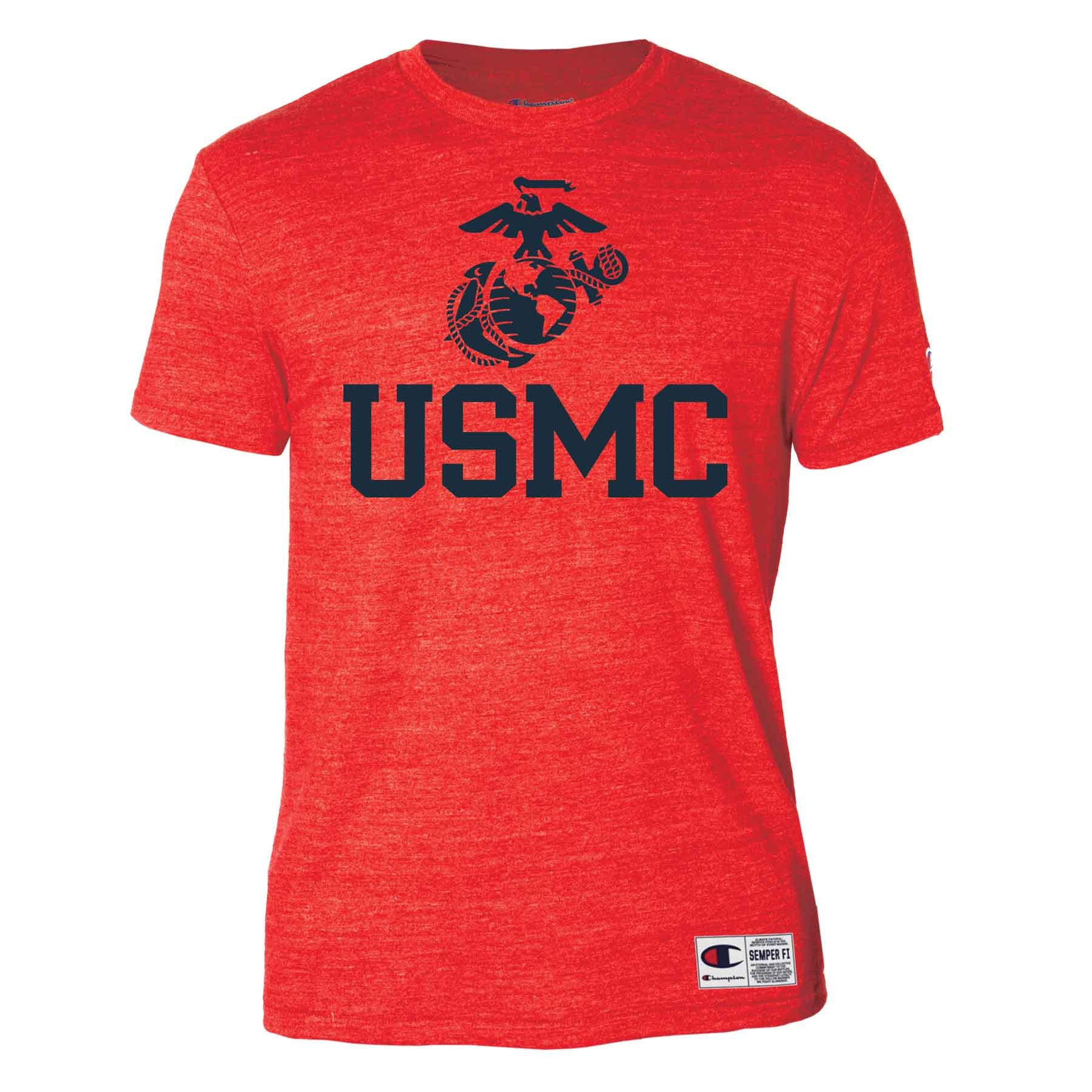 Champion USMC Jock Tag Tri-blend T-shirt — SGT GRIT