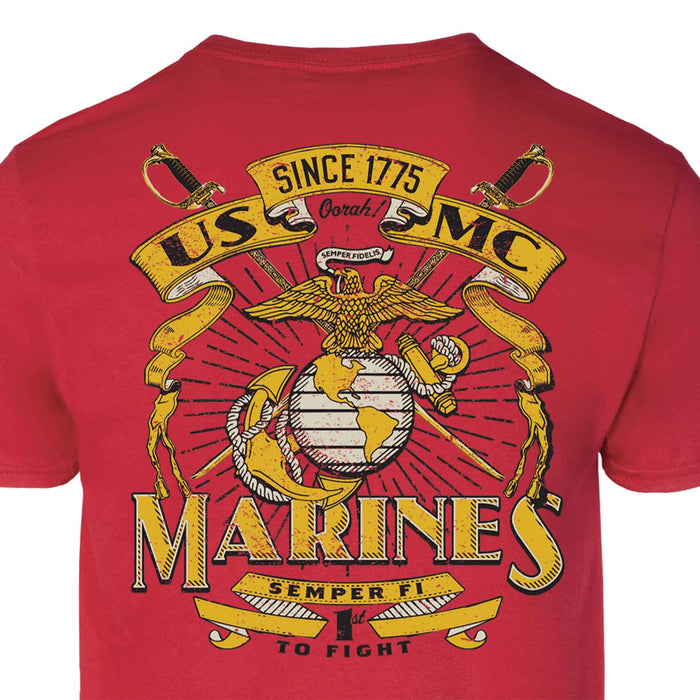USMC Vintage Banners T-shirt — SGT GRIT