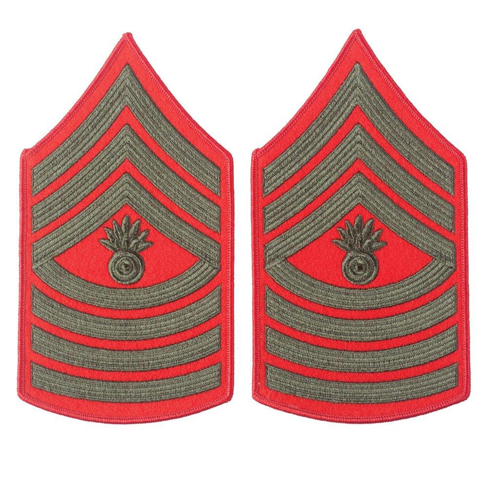 Green on Red Chevrons — SGT GRIT