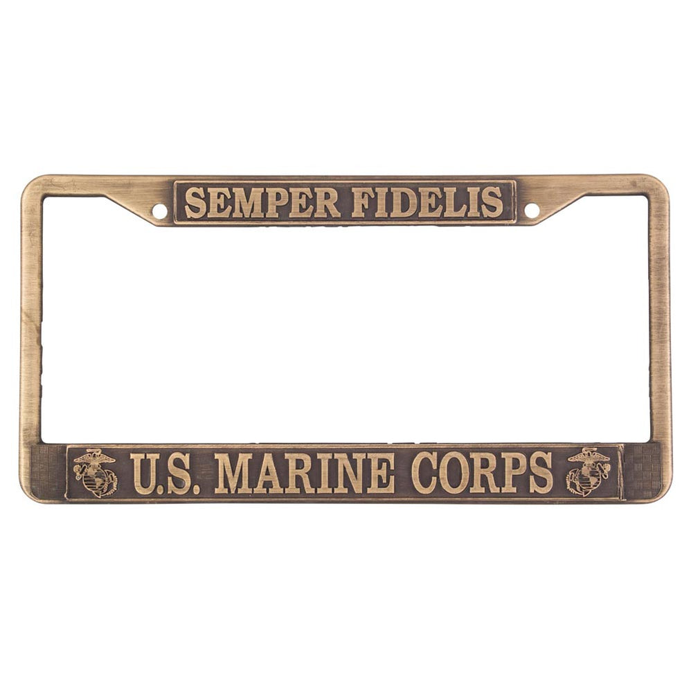 USMC License Plates, License Plate Frames - SGT GRIT